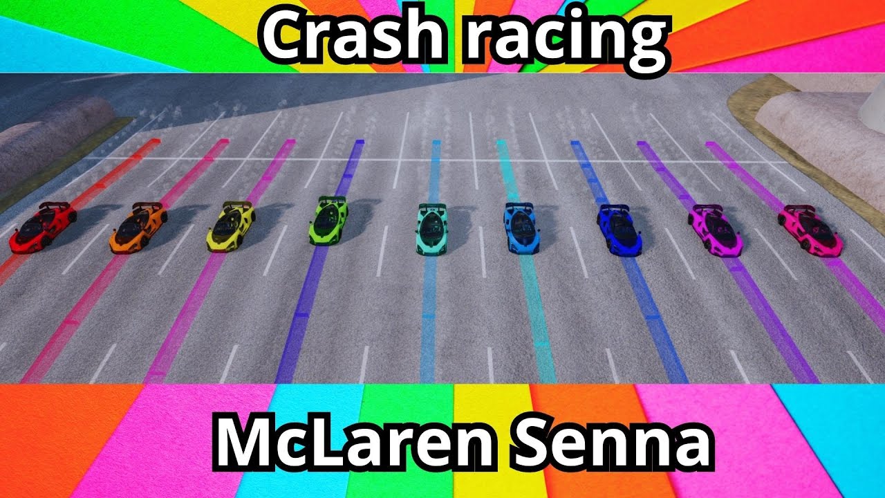 Heart-Pumping Race: McLaren Senna Race on a Dangerous Track in BeamNG ...