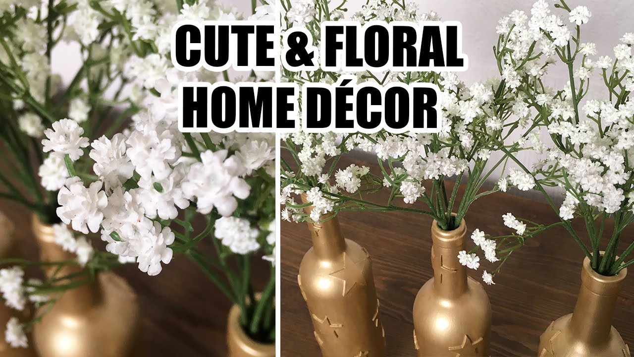 ASMR Cute & Floral Home Décor Worth Sharing - YouTube