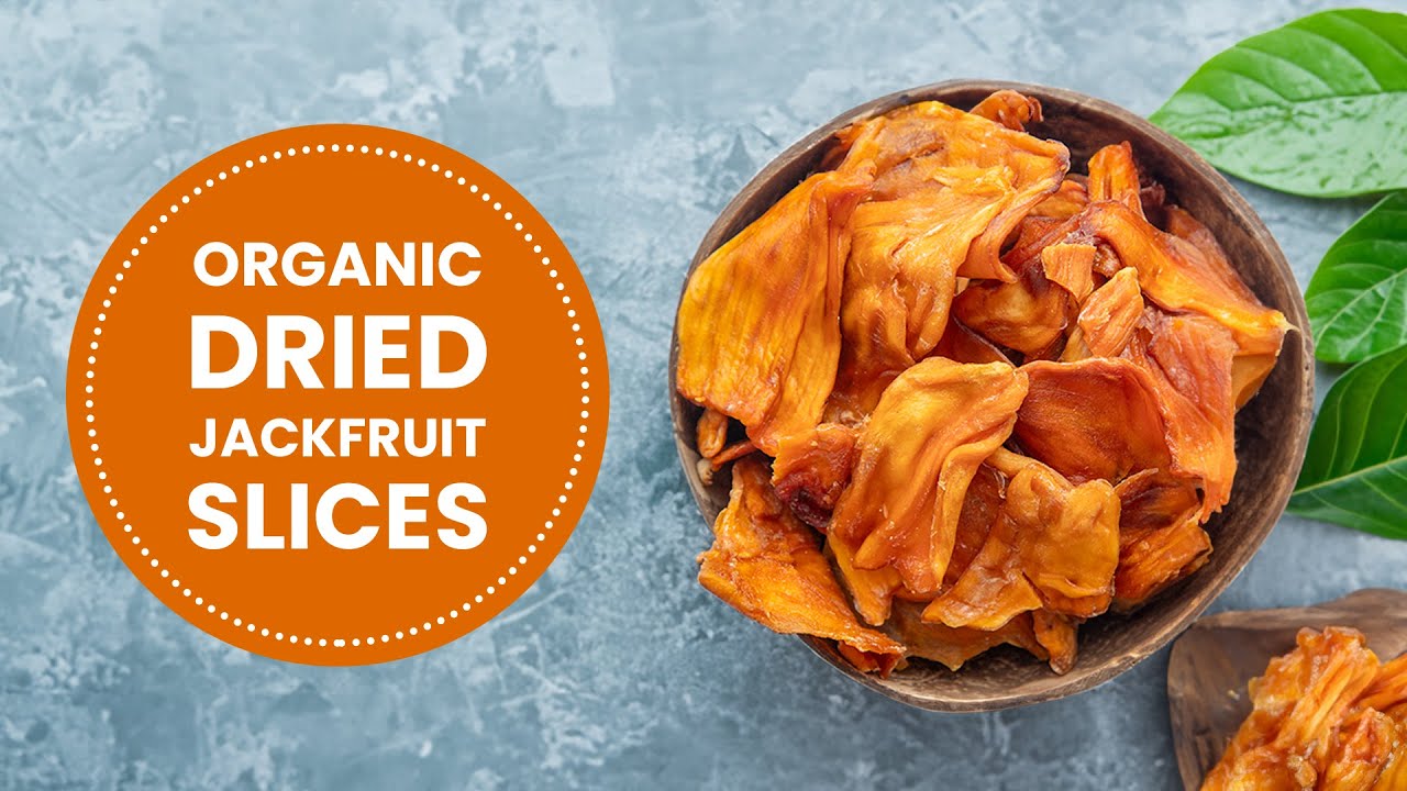 Tropical Paradise in Every Bite: Organic Dried Jackfruit Slices - YouTube