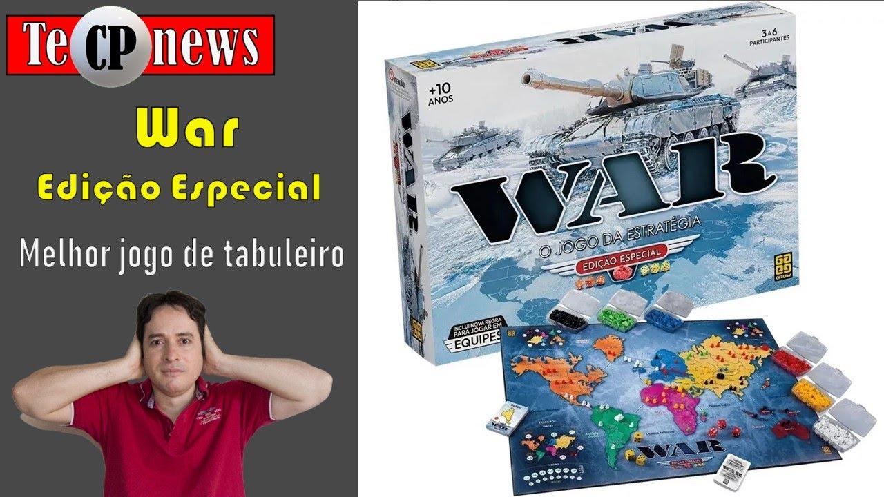 Apresentando o War Edição especial - o melhor jogo de Tabuleiro de ...