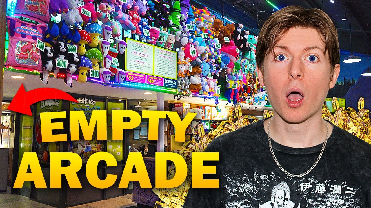 I Was the ONLY Person Inside of this Empty Arcade... - YouTube