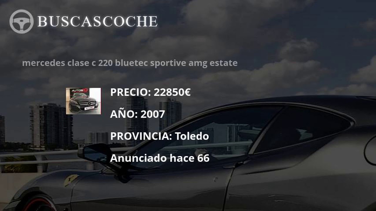 Mercedes 220 en Toledo desde 22850€, mejores ofertas - YouTube