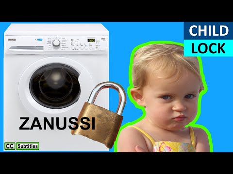 How to turn off Child Lock on Zanussi Washing Machine Lindo 100
