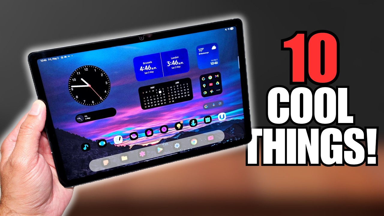 10 Cool Things To Do With Samsung Galaxy Tab S10 FE! - YouTube