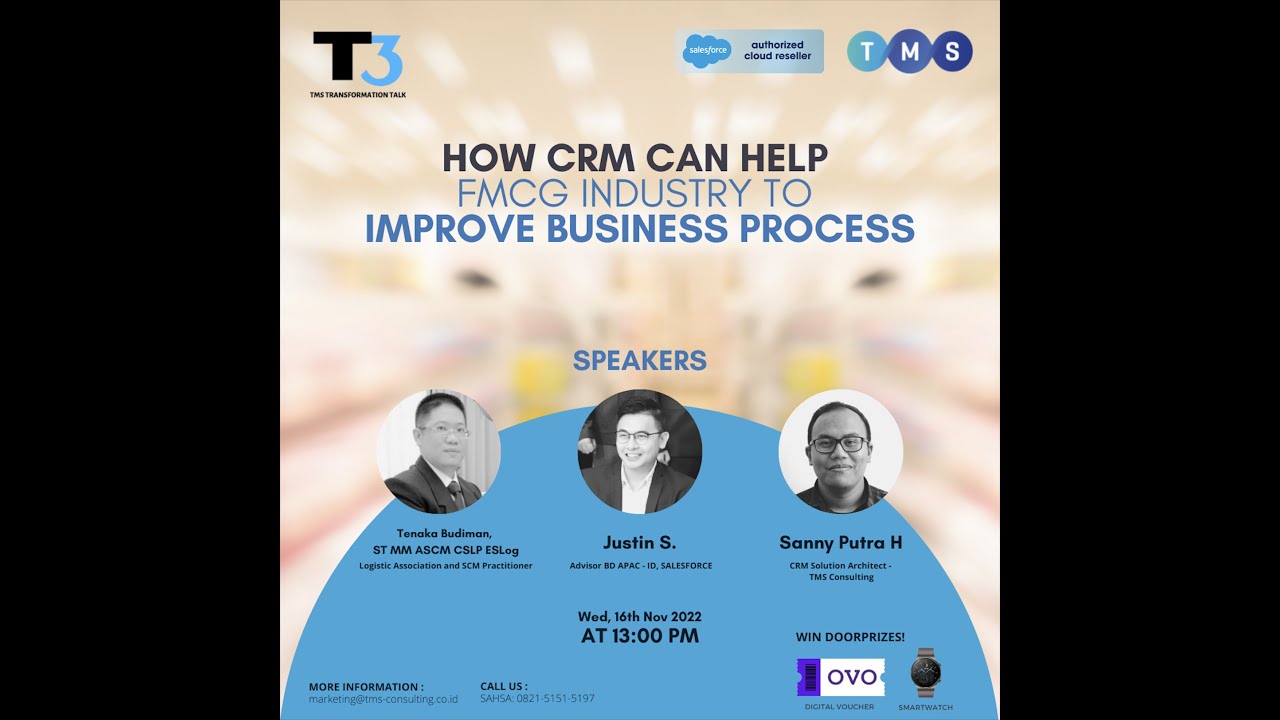 T3 - HOW CRM CAN HELP FMCG INDUSTRY TO IMPROVE BUSINESS PROCESS - YouTube