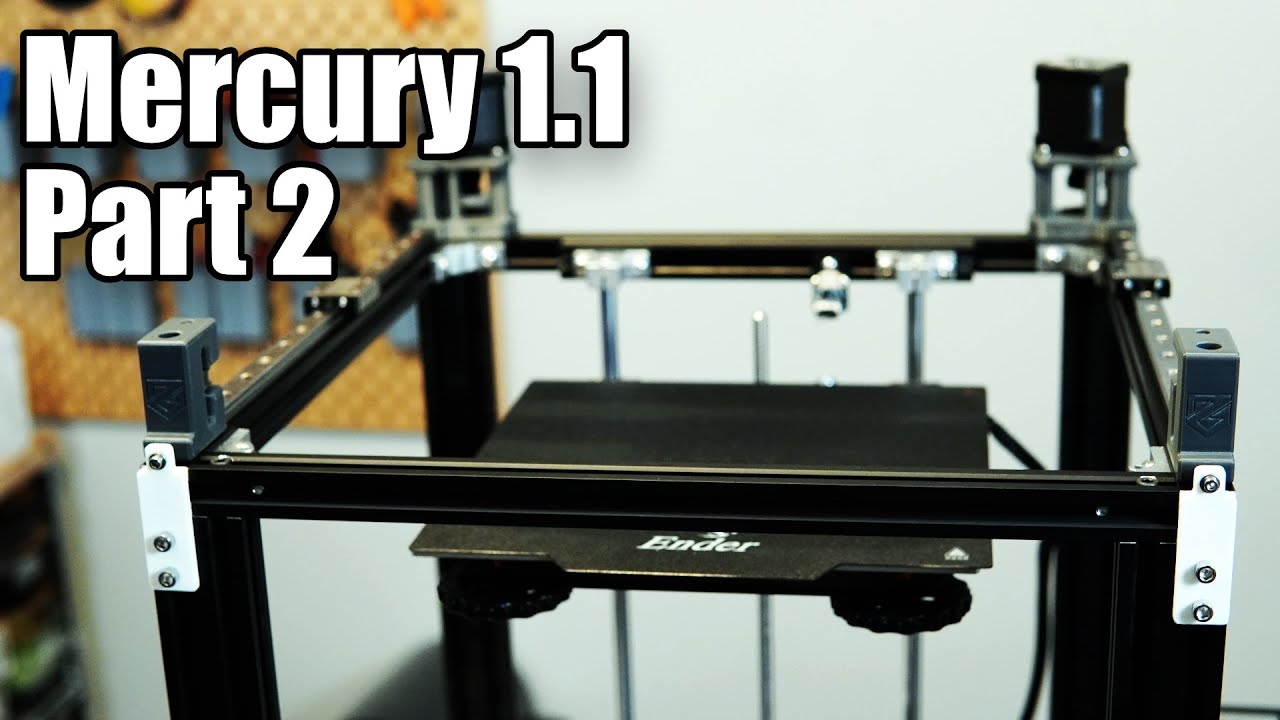 ZeroG Mercury 1.1 3d Printer Build Part 2: X Axis & Toolhead - YouTube