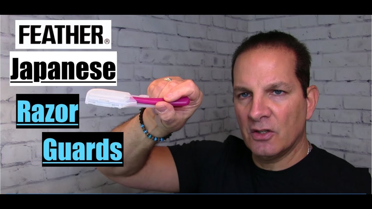 Feather Japanese Razor Guards AC SR DX - YouTube
