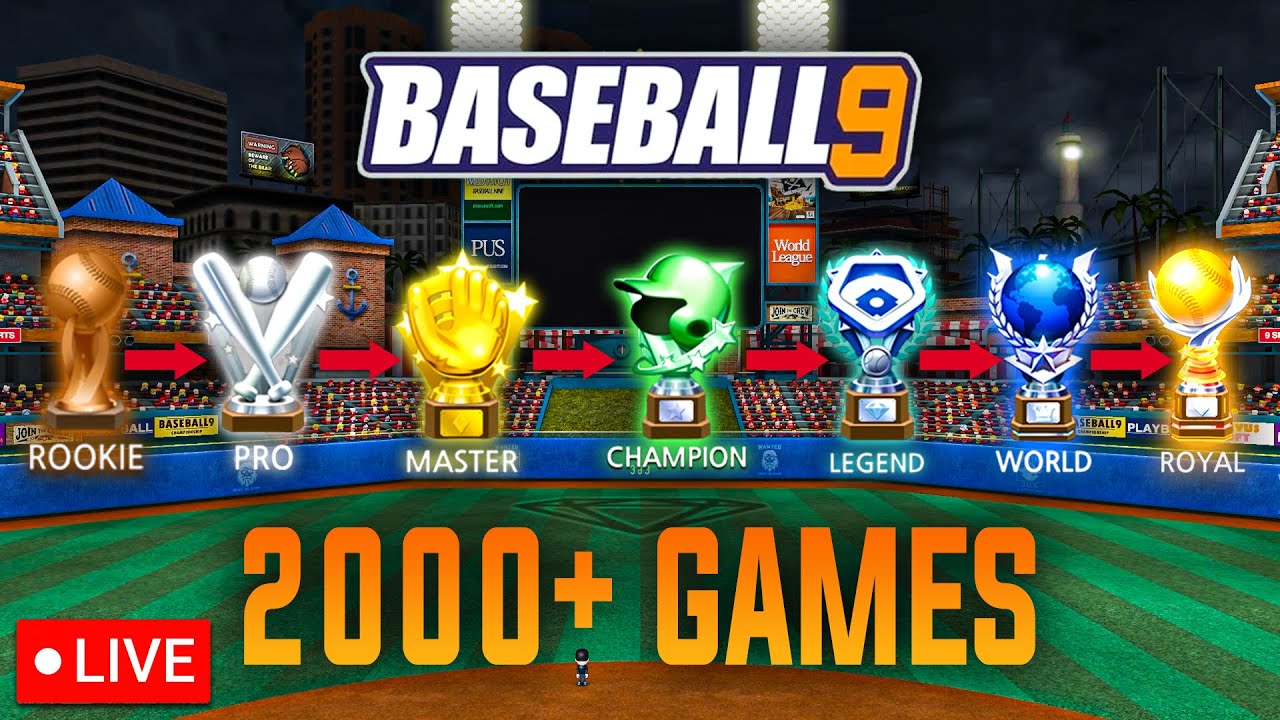 🔴LIVE | PLAYING EVERY LEAGUE IN BASEBALL 9... AGAIN! - YouTube
