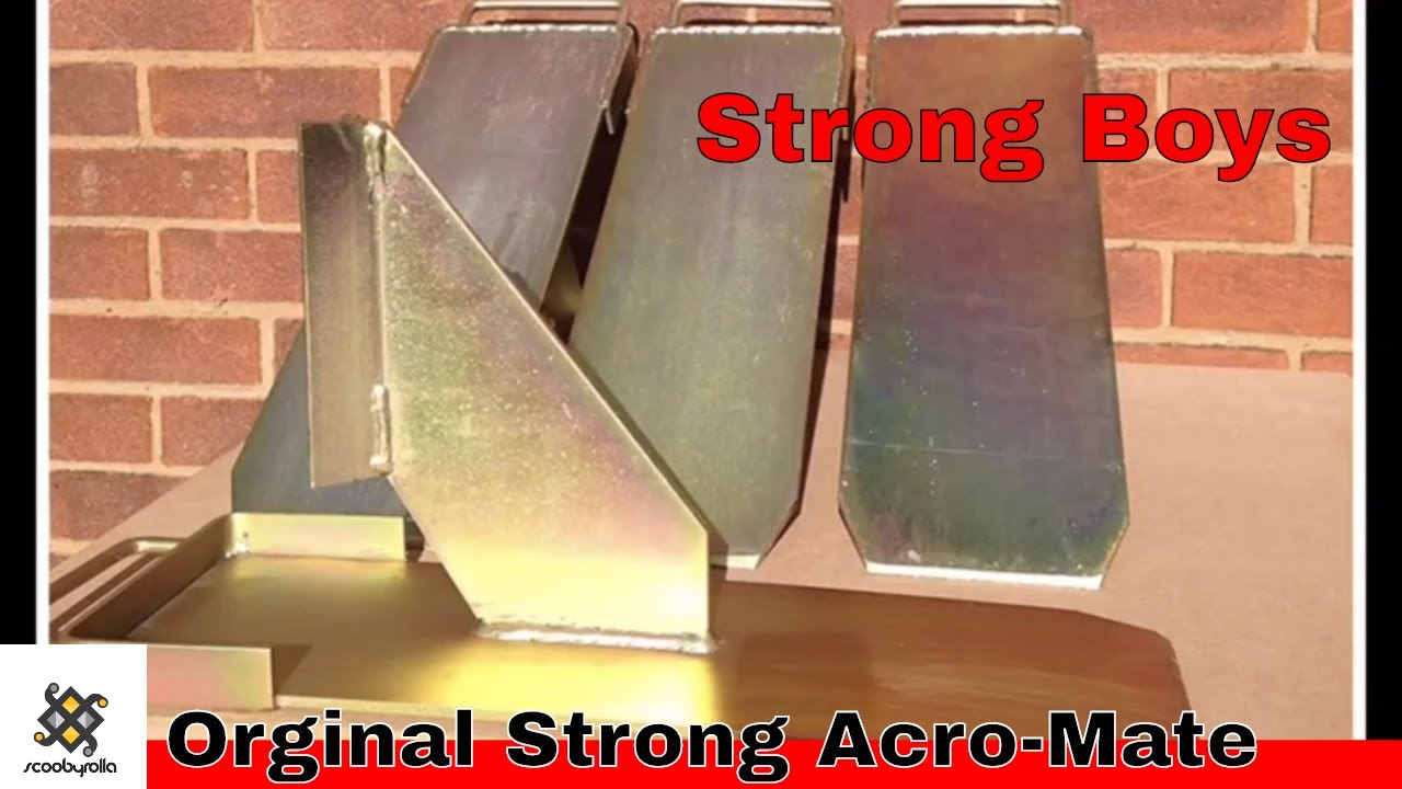 Original Strong ACRO-MATE Prop Boys Brackets Strong Boys - YouTube