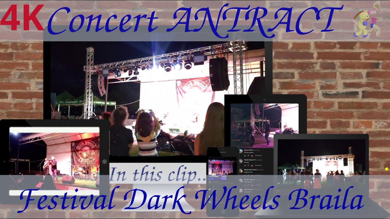 Festival Dark Wheels ~ Braila 2022 ~ Concert ANTRACT ~ 4k60fps - YouTube
