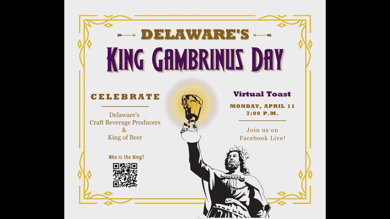 Delaware's King Gambrinus Day 2022 - April 11 - YouTube