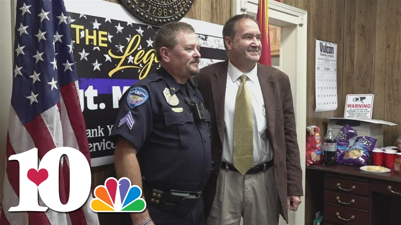 New Tazewell officer retires after 40 years of service - YouTube