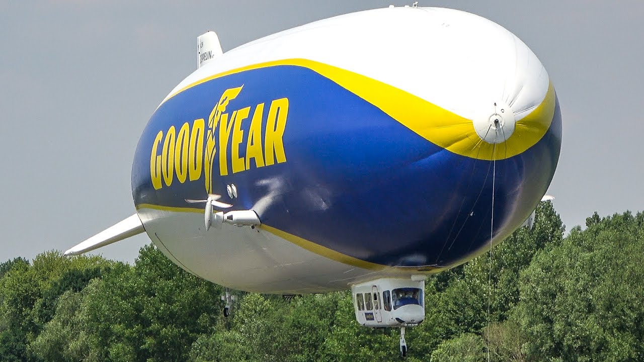 Vertical Takeoff of a Zeppelin with an adjustable Propeller + Blimp ...