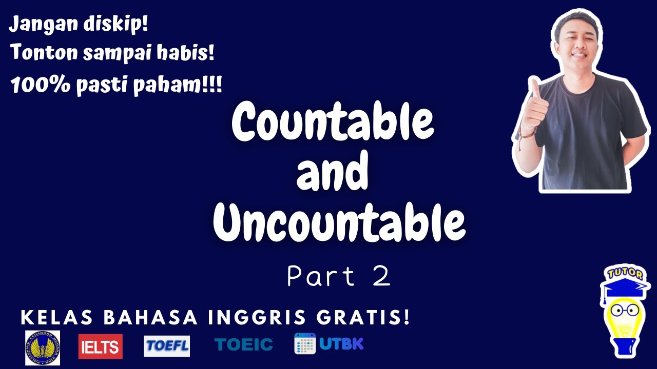 Penjelasan Countable and Uncountable Noun Lengkap dan Mudah Part 2 # ...