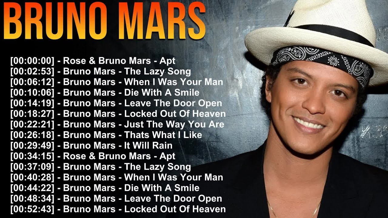 Bruno Mars 💛 Feel-Good Mix 2025 – Romantic & Uplifting Songs That Never ...
