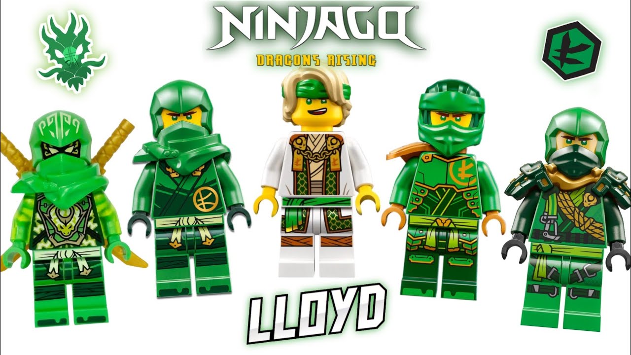 Assemble Every Lloyd Dragons Rising Minifigure That I have | Lego ...