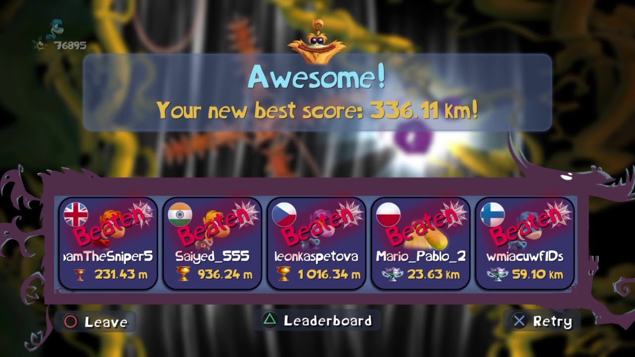 Rayman Legends (PS4) | Pit Distance 336.11 km (WEC on 4th of December ...