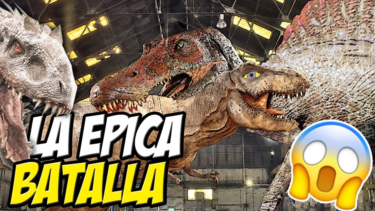 PELEAS EPICAS DE DINOSAURIOS - REX VS SPINO!! - Beast Battle Simulator ...