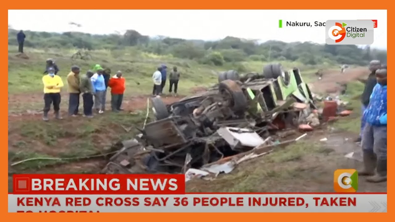 6 people killed in a road accident in Sachangwan area, Nakuru - YouTube