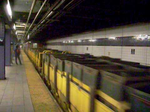 R127/R134/R32/R33 Refuse Train at 7th Avenue-53rd Street - YouTube