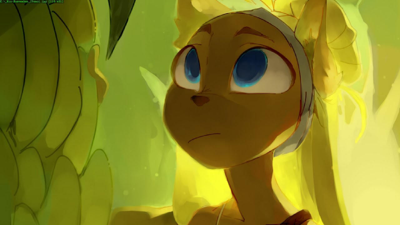 Huevember 29 Speedpaint - Sally Picking Bananas (OC) - YouTube