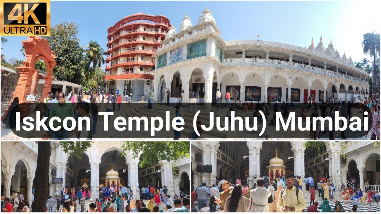 Iskcon Temple Juhu Mumbai Full Details Vlog | Hare Rama Hare Krishna ...
