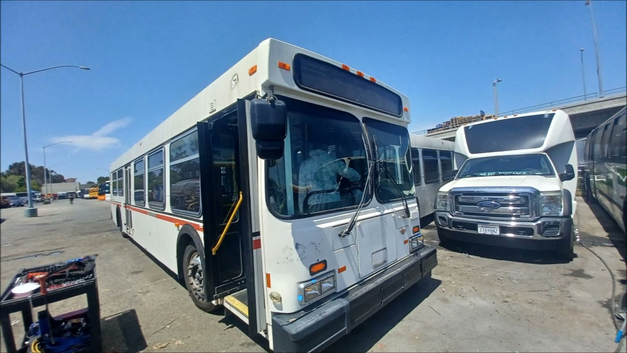 Ex-Long Beach Transit: 2002 New Flyer D40LF #2204! - YouTube