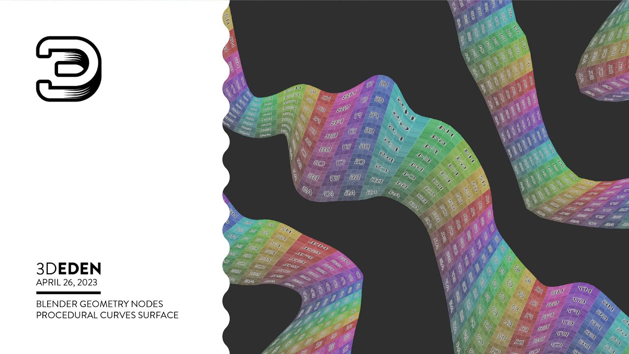 Blender Geometry Nodes, Procedural Surfaces - YouTube