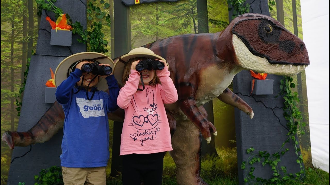 Dino Farm at Cannon Hall Farm - YouTube