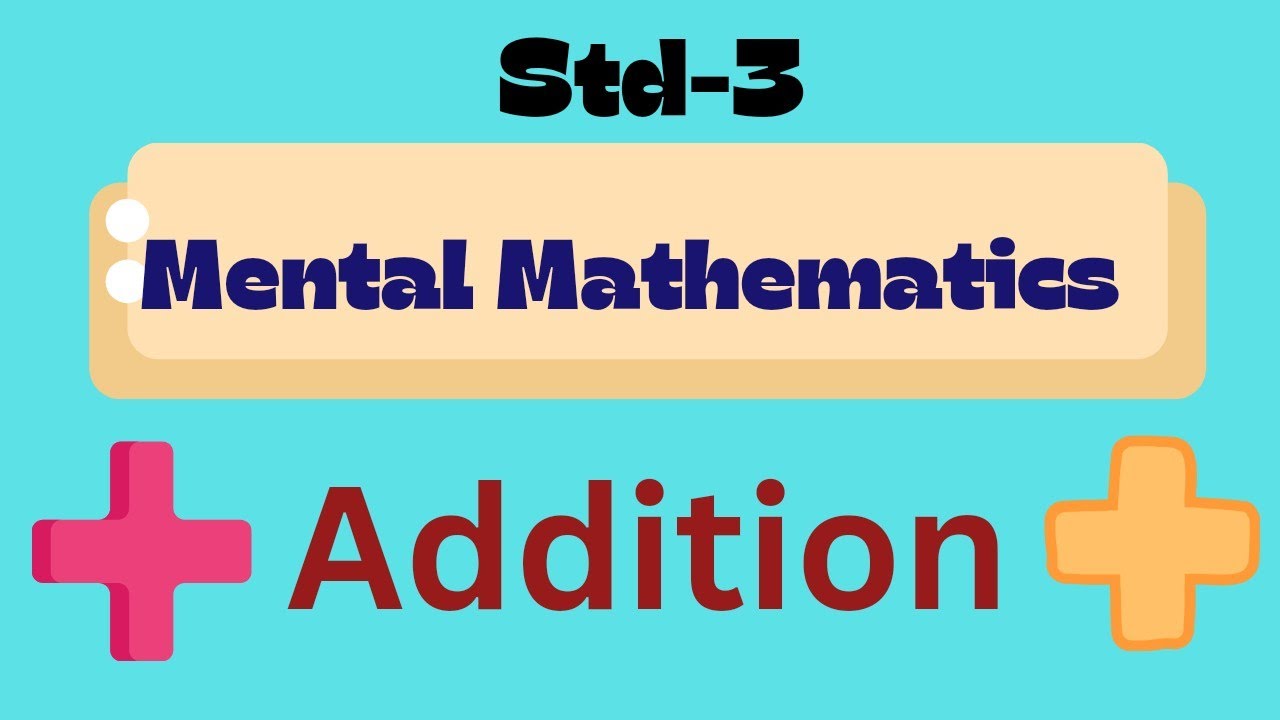Std-3 | Mental mathematics | # Addition | - YouTube