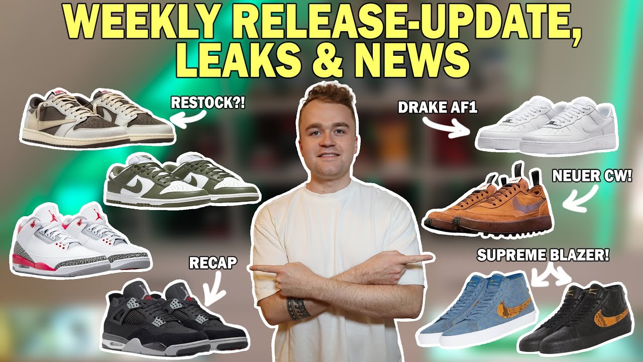 Travis Scott Restock?!🤯Air Jordan 3 Fire Red🔥Supreme Blazer🥵Nike Dunk ...