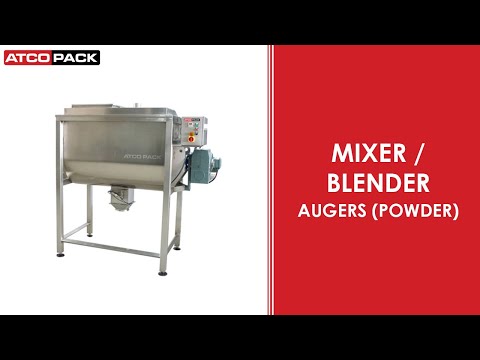 Mixer / Blender - Augers (Powder) - ATCOPACK - YouTube