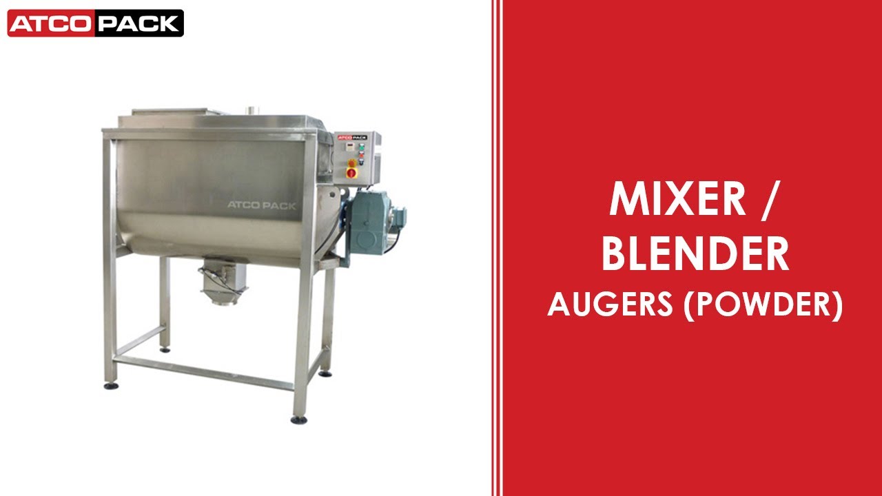 Mixer / Blender - Augers (Powder) - ATCOPACK - YouTube