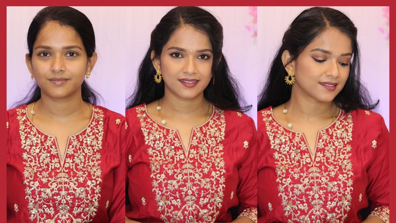 Wedding Guest Natural Finish Makeup Look for Parties &Functions!! # ...