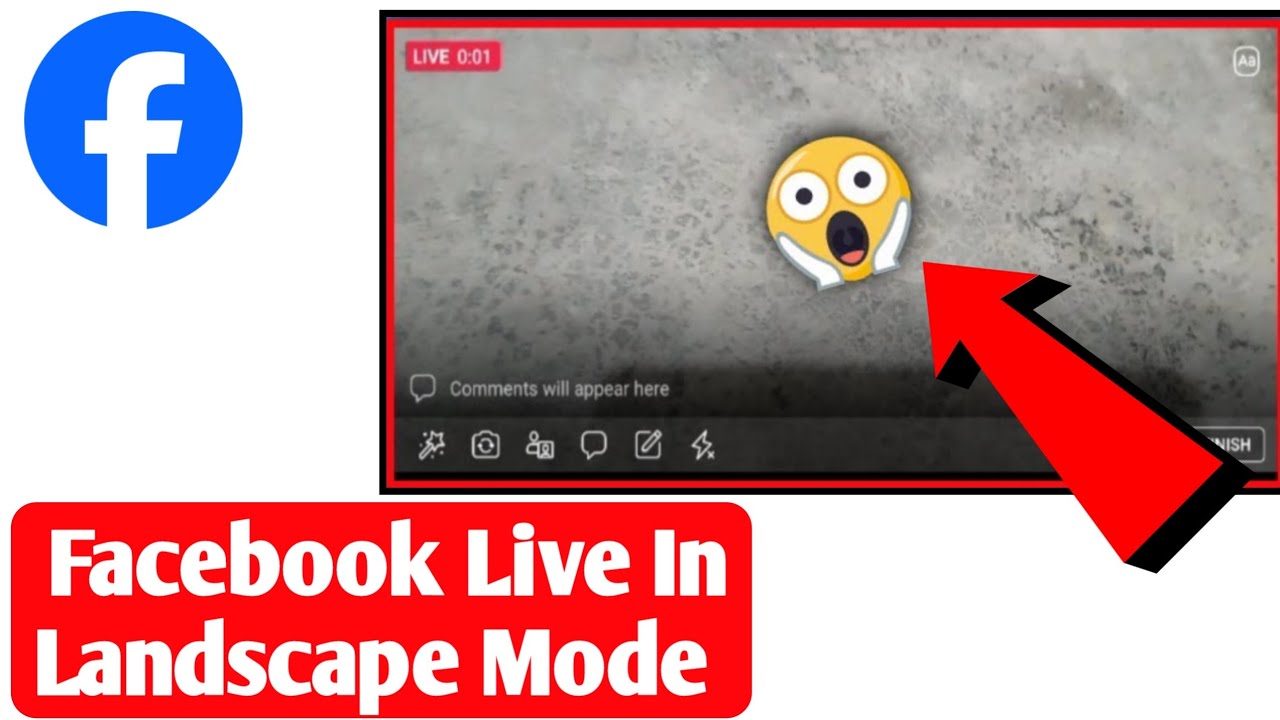 How To Do Facebook Live In Landscape Mode | Facebook Live Stream ...