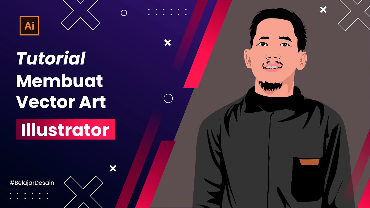Belajar Buat Vector Lagi | Vector Art | Adobe Illustrator - YouTube