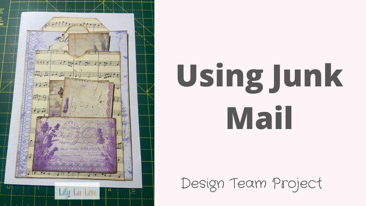 Using Junk Mail - Making Large Layered Pockets - YouTube