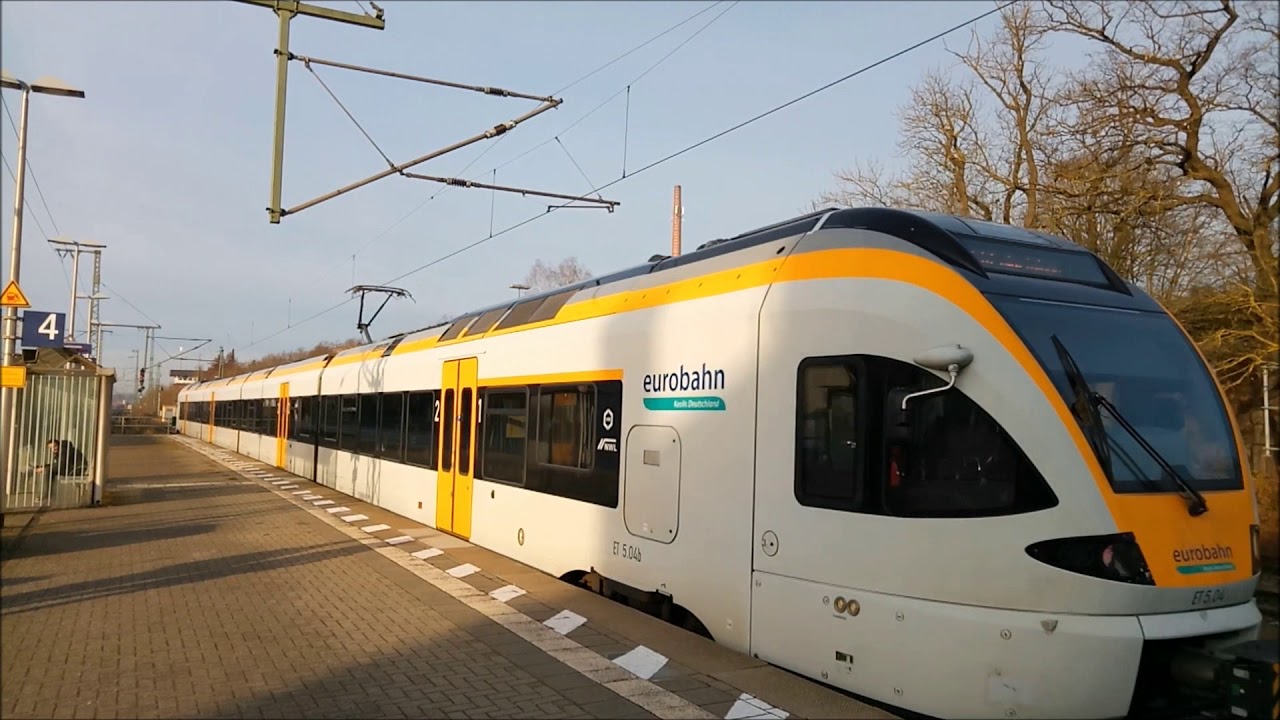 Warburg (Westf) mit ICE 3, Eurobahn und RRX - YouTube