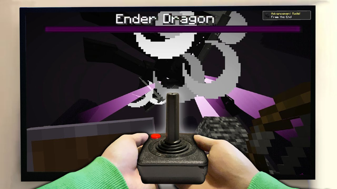 Can You Beat Minecraft with a 1970's Joystick? - YouTube