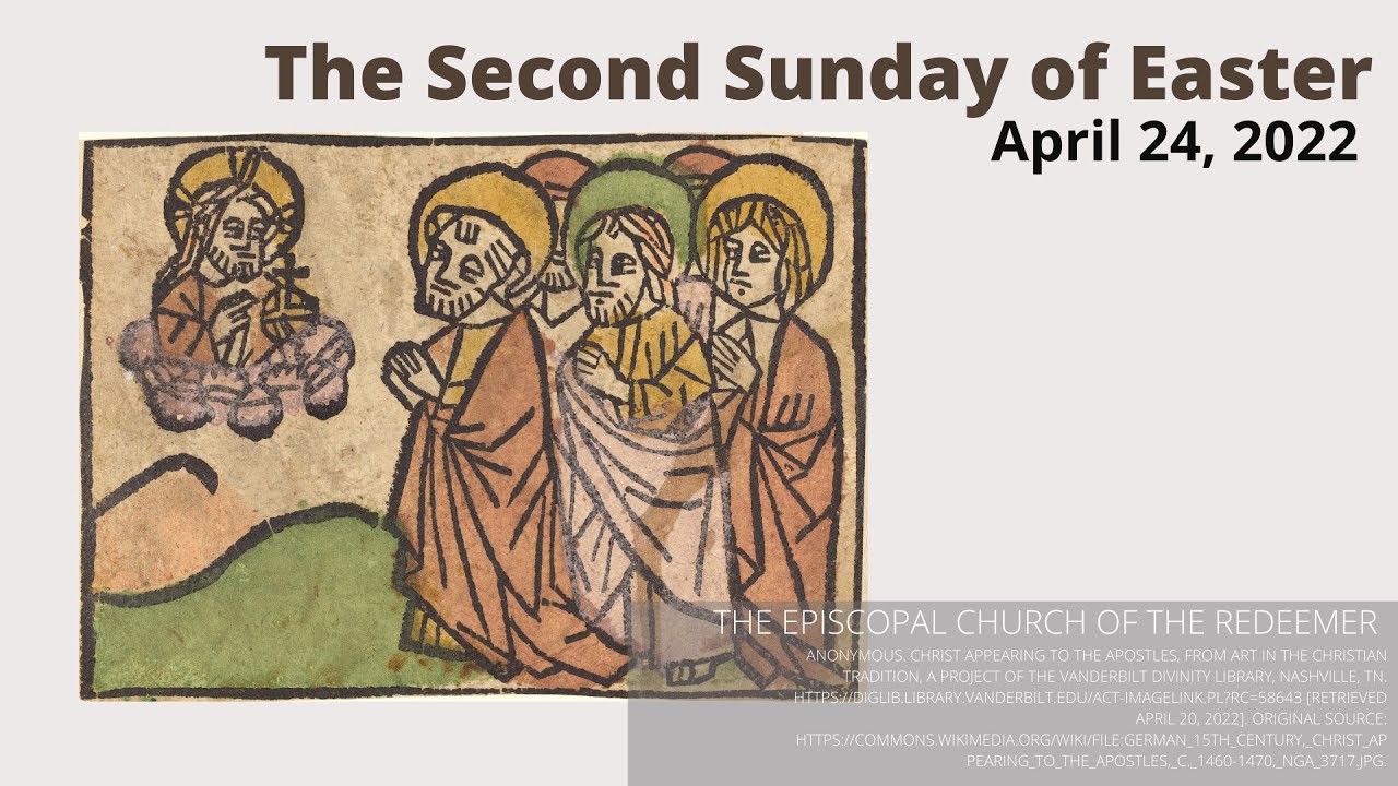 The Second Sunday of Easter - YouTube