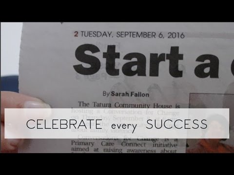 Celebrate Every Success | Writing Life - YouTube