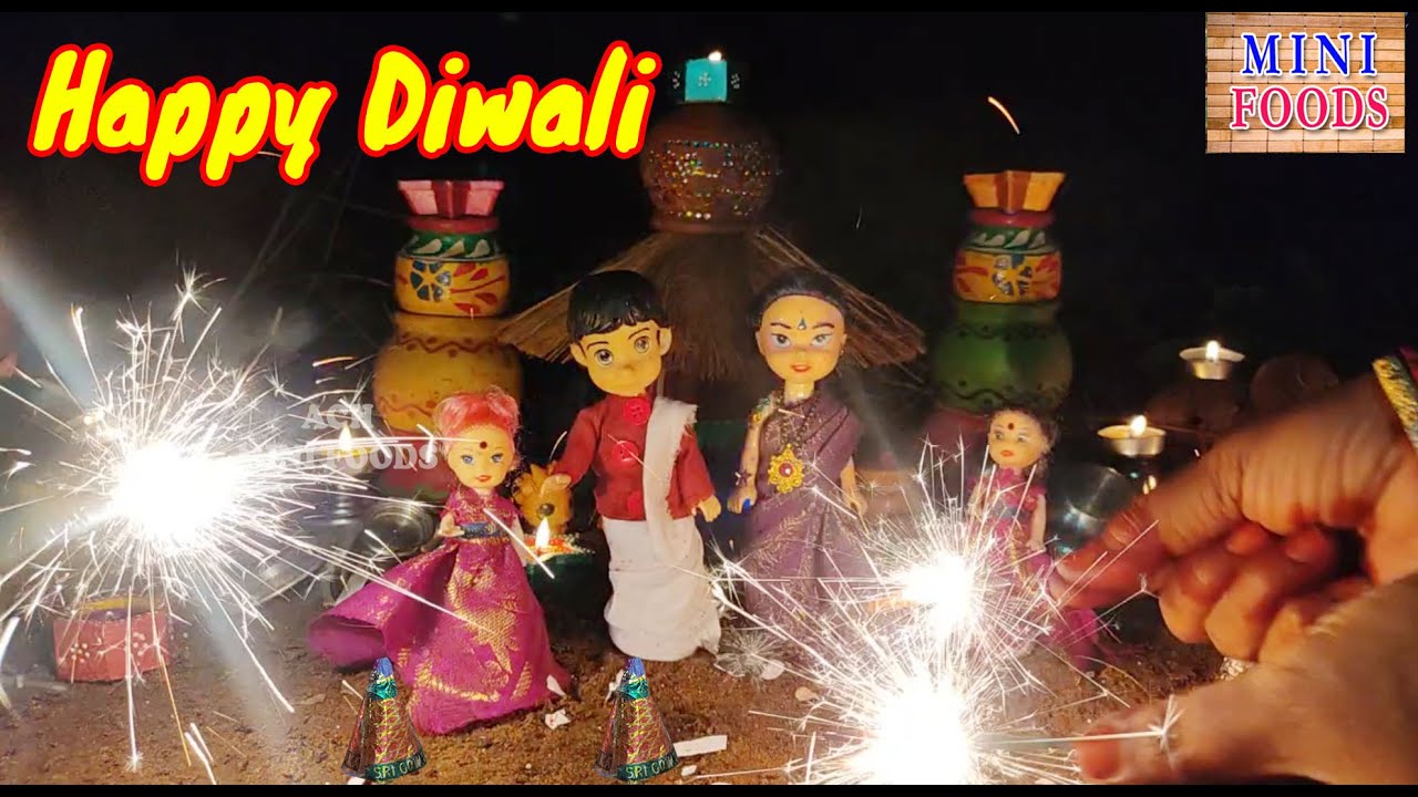 Miniature Diwali Celebrations | Happy Diwali | Mini Cooking | Tiny ...