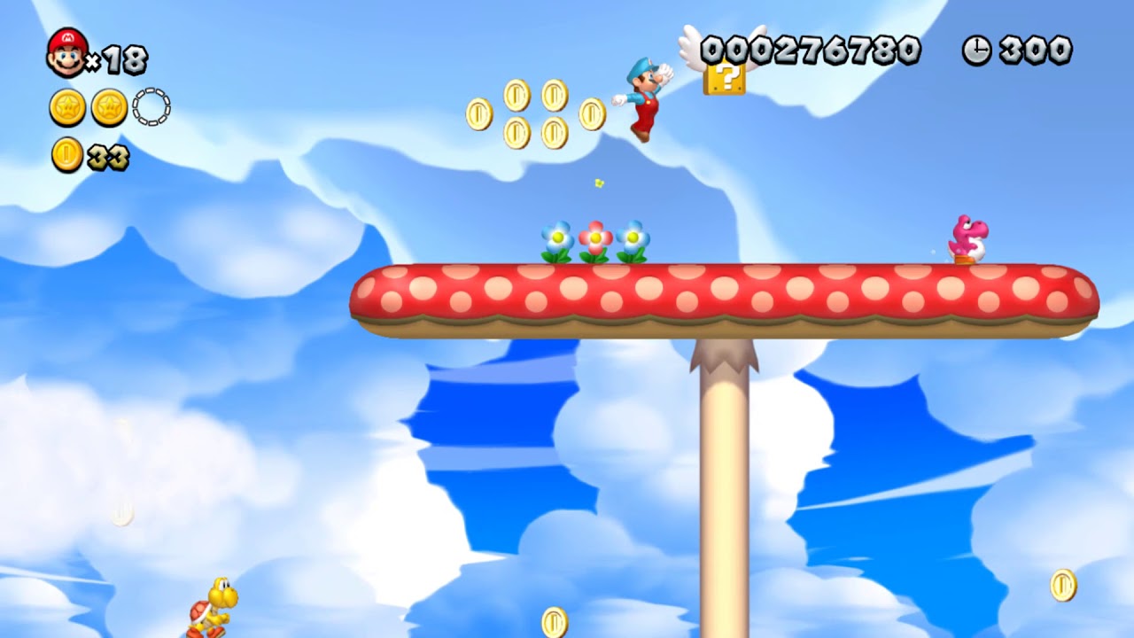 New Super Mario Bros U - Acorn Plains - 4 - YouTube