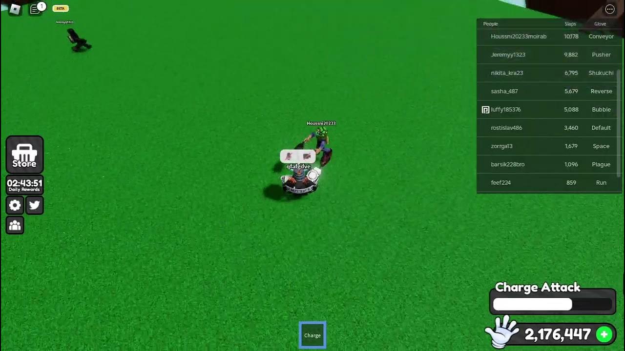 Exploiter used RHYTHM script roblox slap battles - YouTube