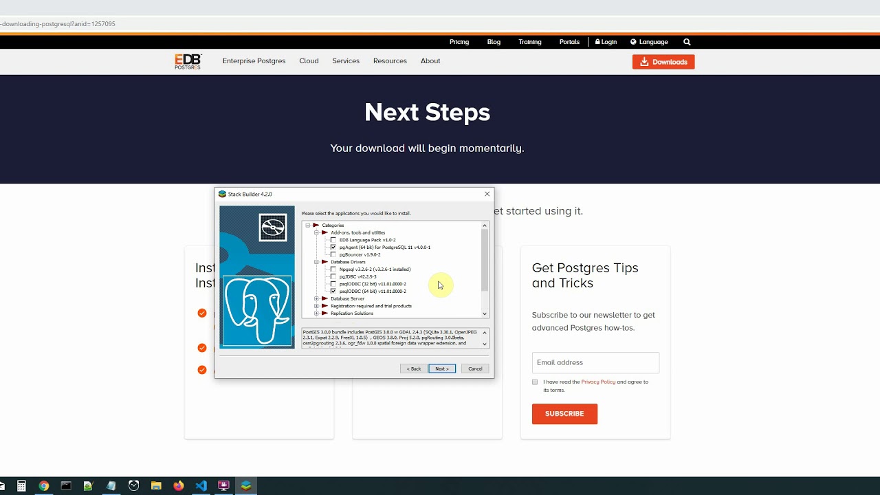 Postgres app for windows - shsalo