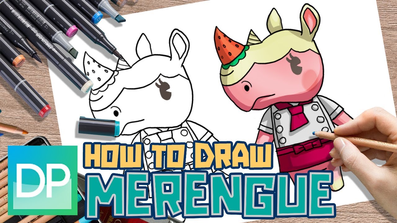 [DRAWPEDIA] HOW TO DRAW MERENGUE FROM ANIMAL CROSSING NEW HORIZONS ...