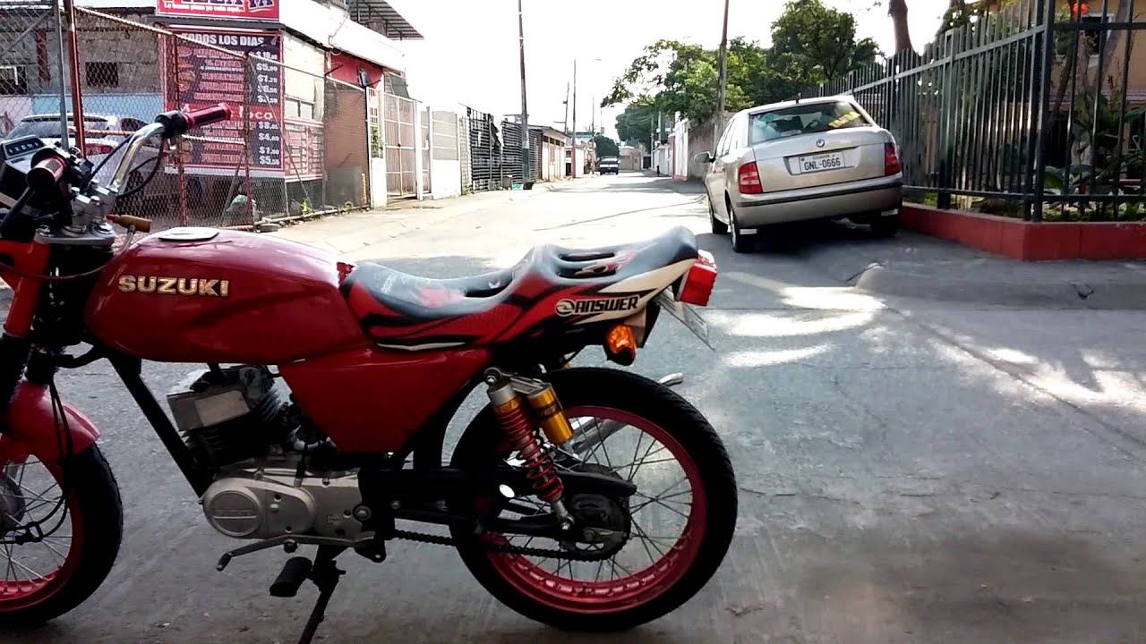 HD Suzuki AX115 ruidosa de guidosolo - YouTube