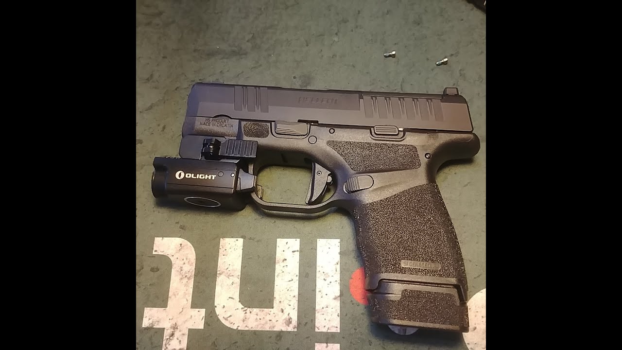 SpringField Hellcat 9mm With Olight Pl mini 2 Valkyrie. - YouTube