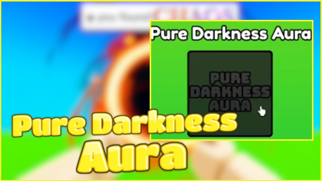 How to find the Pure Darkness Aura - Roblox - Find the Auras! - YouTube