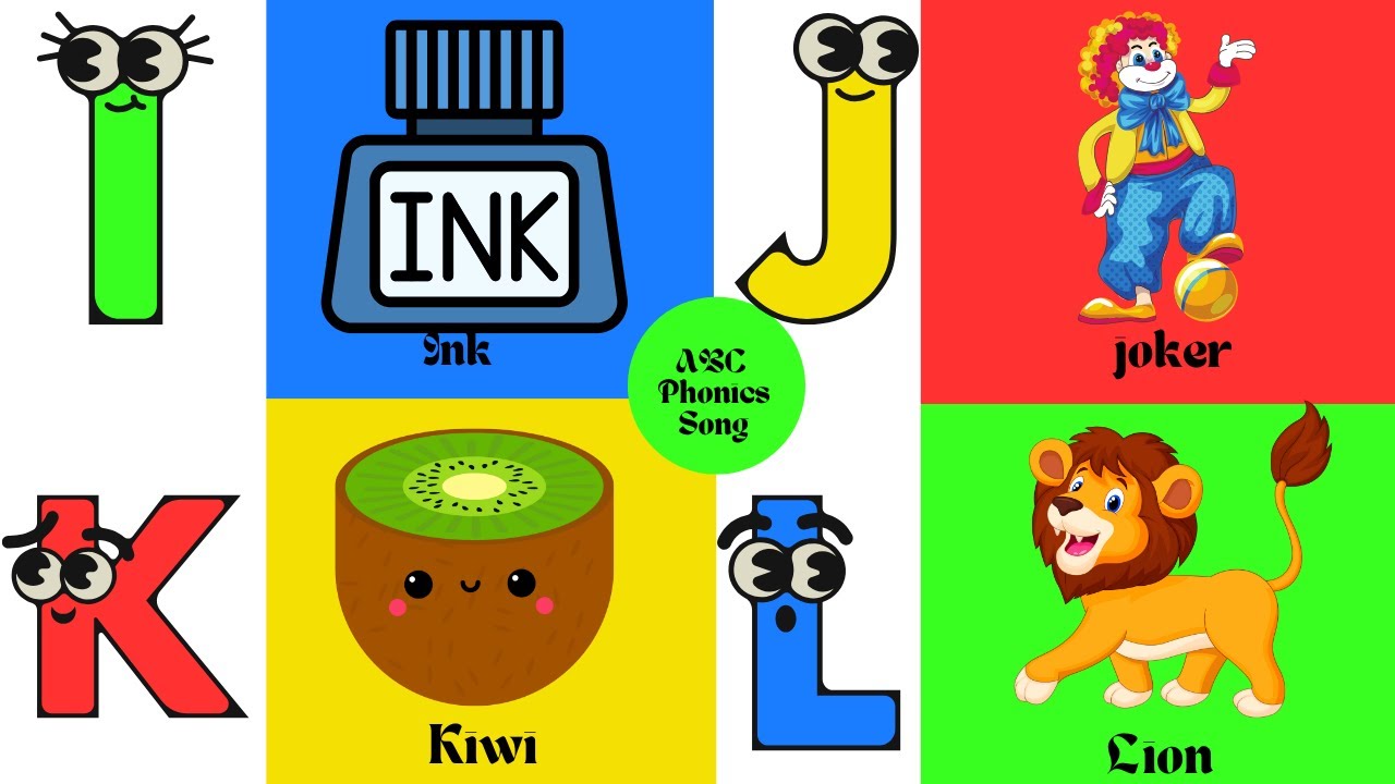 Dancing ABC Phonics Song for kids | Learn Phonic words | Kids Learning ...